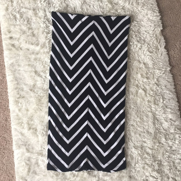 Mossimo Supply Co. | Skirts | Chevron High Waisted Skirt | Poshmark